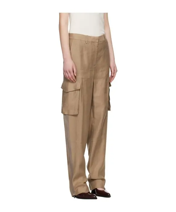 Helmut Lang Carpenter Cargo Pants With Zipper Detail