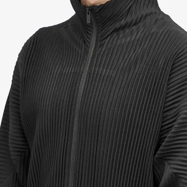 Issey Miyake Homme Plissé Zip-up Pleated Jacket