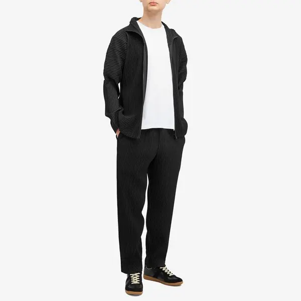 Issey Miyake Homme Plissé Zip-up Pleated Jacket