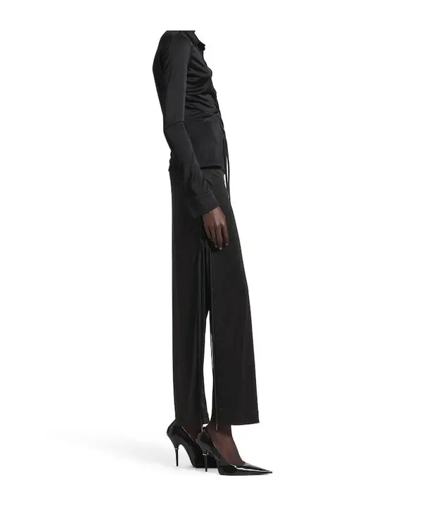 Balenciaga Lace-up Maxi Skirt