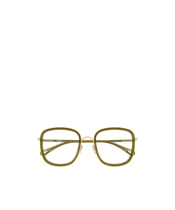 Chloé Eyewear Square Frame Glasses - Green