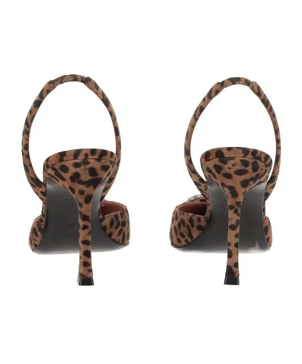 Amina Muaddi Slingback Stiletto High-heeled Sandals