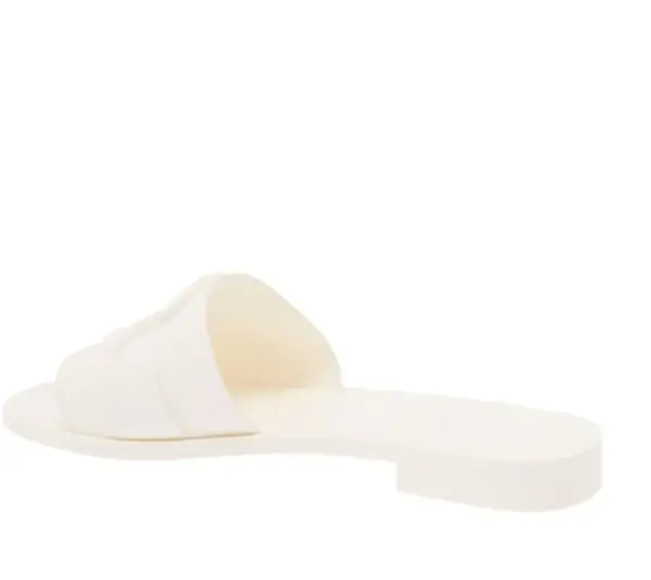 Moncler Open Toe Logo Slides