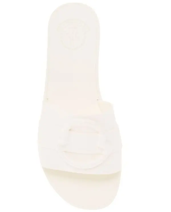 Moncler Open Toe Logo Slides