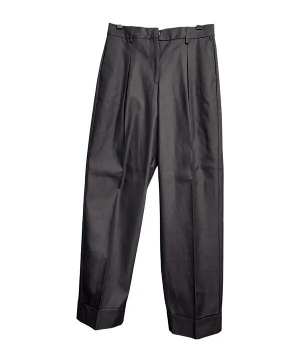 SELECTED Pleated Tailored Trousers - Black