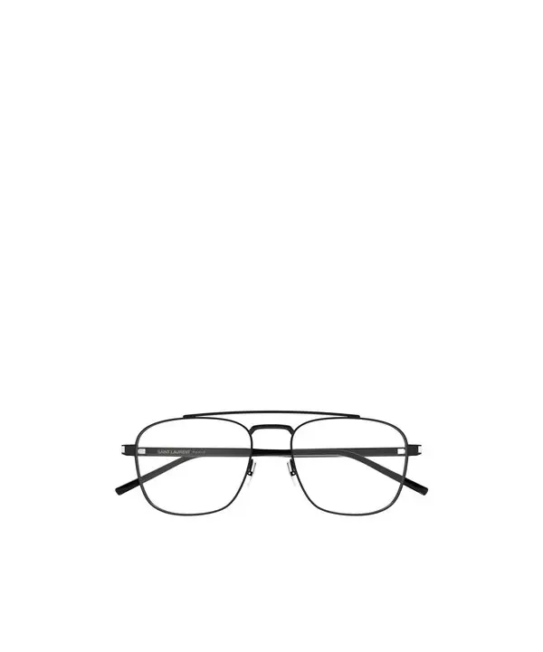 Saint Laurent Pilot Frame Eyeglasses - Black