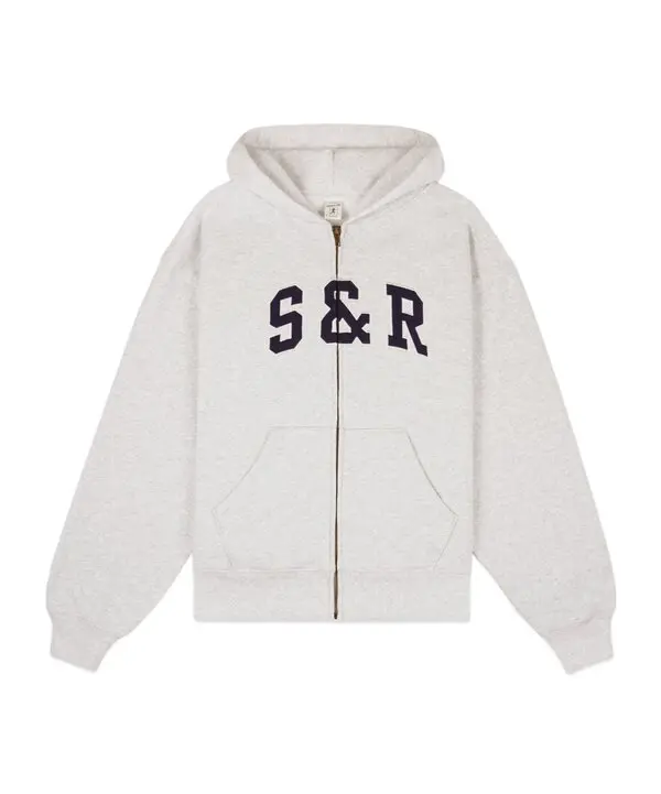 SPORTY  RICH Sporty & Rich Sr Ivy Zip Hoodie