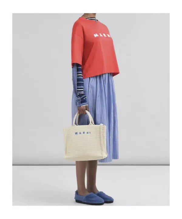 Marni Logo Scribbled Boxy T-shirt