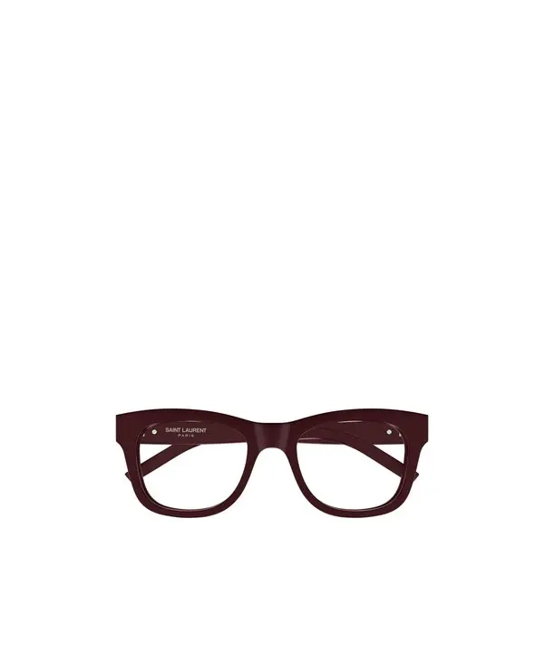 Saint Laurent Square Frame Eyeglasses - Brown