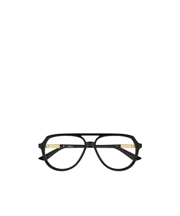 Chloé Aviator Full Rim Eyeglasses - Black