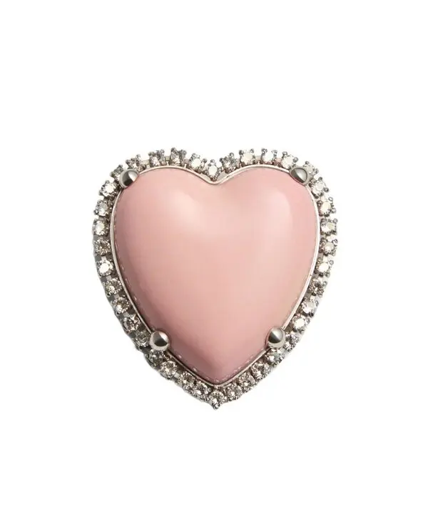 Valentino Garavani Coeur Hyperbole Brooch - Yellow