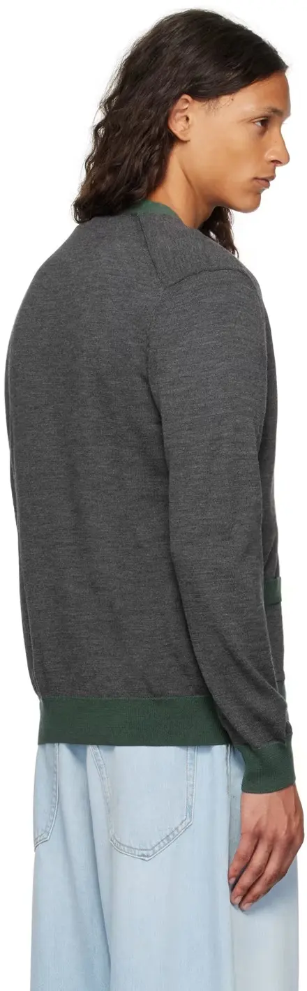 Maison Kitsuné Bold Fox Head Patch Cardigan