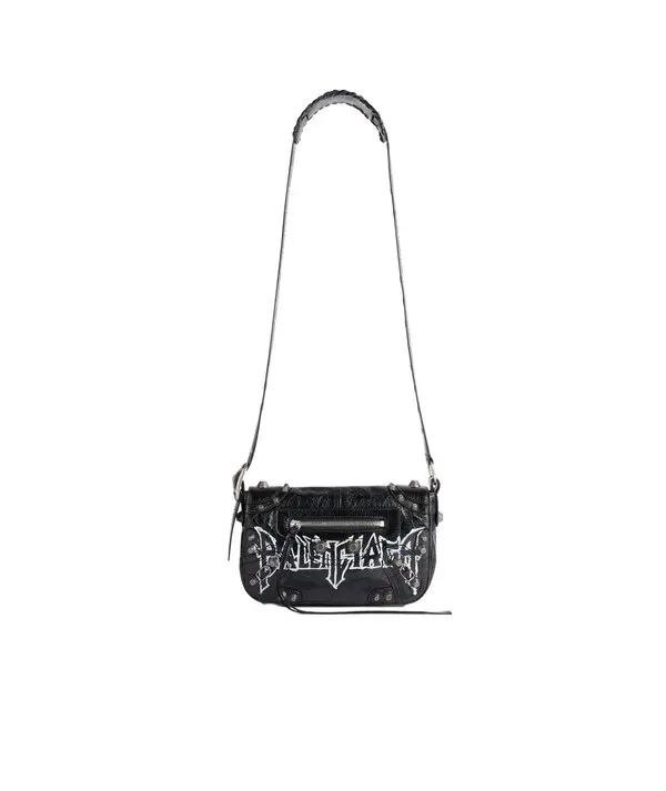 Balenciaga Le Cagole Xs Flap Shoulder Bag - Black