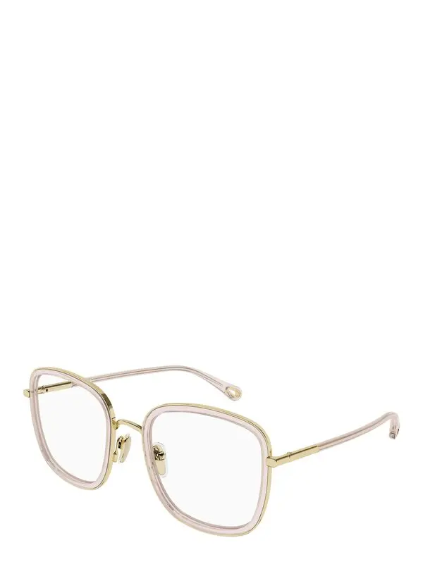 Chloé Square Frame Eyeglasses With Logo Detail