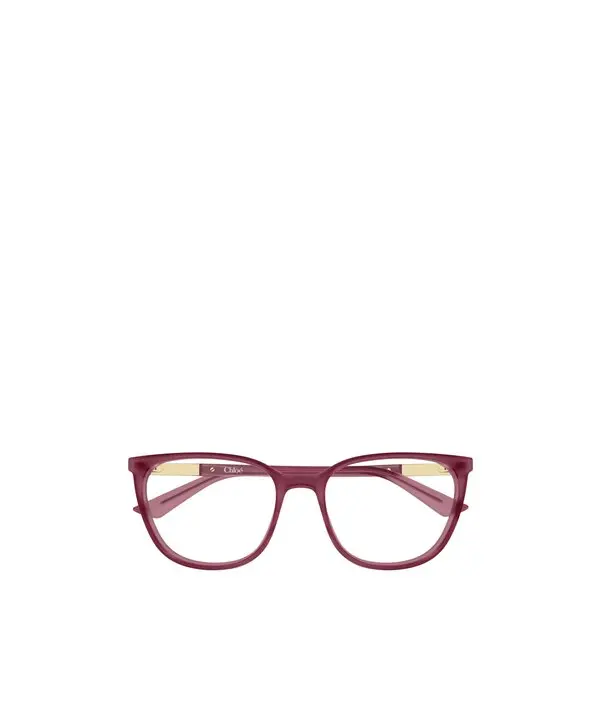 Chloé Eyewear Square Frame Glasses - Red