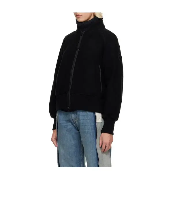 Canada Goose Sierra Fleece Bomber Jacket - Black
