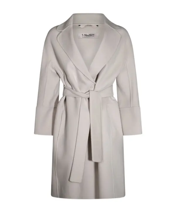Max Mara Arona Belted Long-sleeved Coat - No