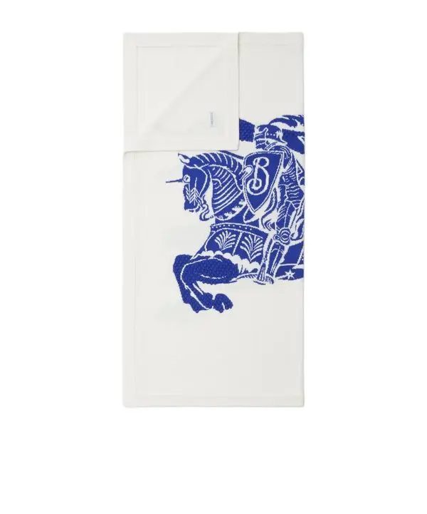 Burberry Equestrian Wool-blend Blanket