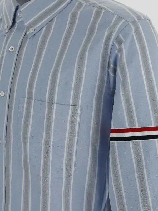 Thom Browne Stripe Detailed Button-up Shirt
