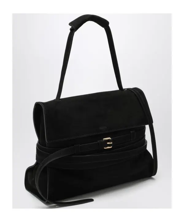 Moschino Medium Tie Me Tote Bag - Black