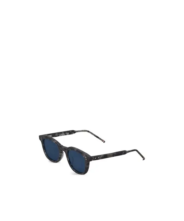Thom Browne Tortoiseshell Rectangle Frame Sunglasses