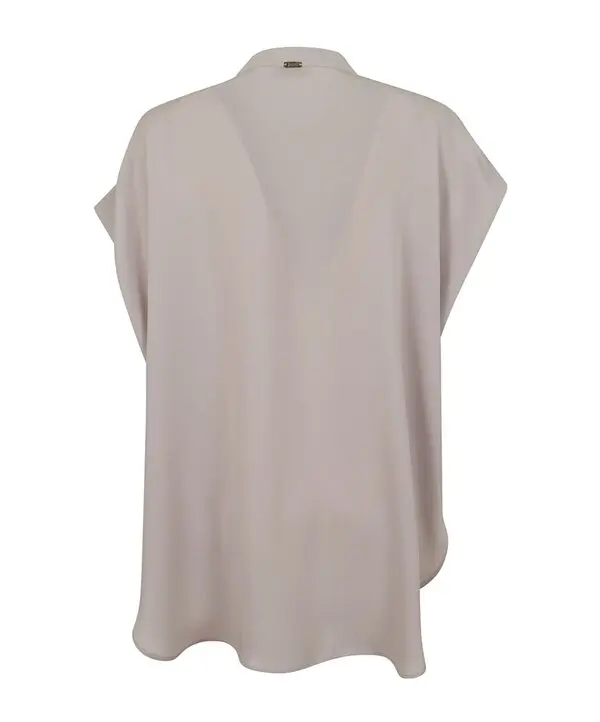 Herno Lucent Cady Top With Cap Sleeves