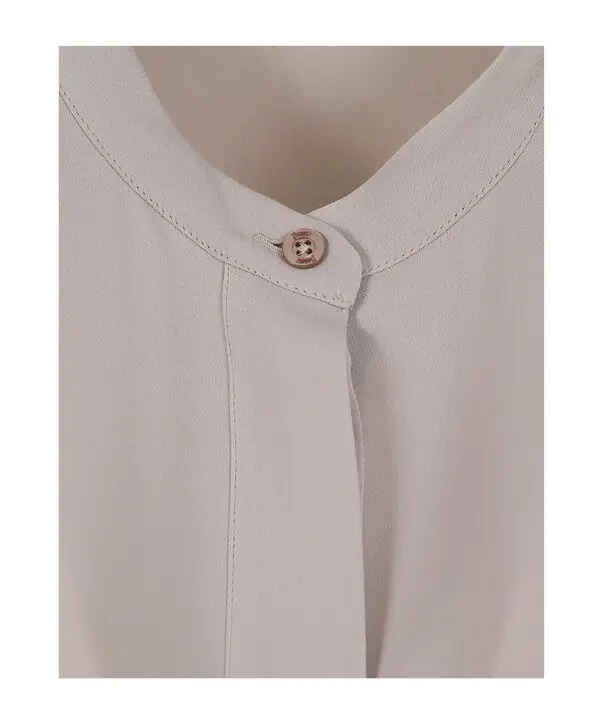 Herno Lucent Cady Top With Cap Sleeves