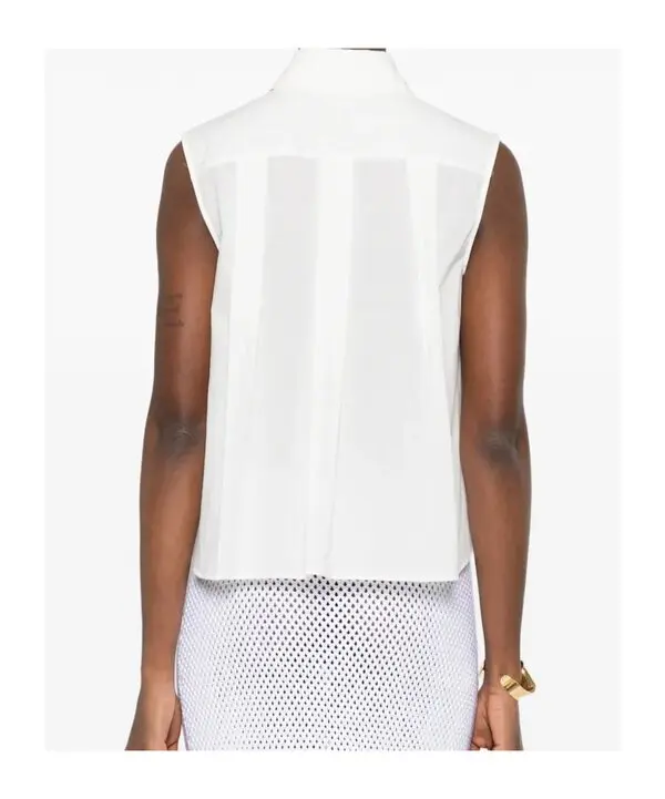 Ermanno Scervino Sleeveless Collared Top