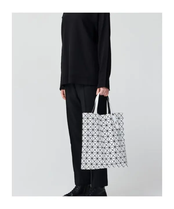 Issey Miyake Prism Top Handle Bag - Silver