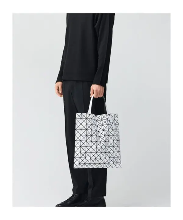 Issey Miyake Prism Top Handle Bag - Silver