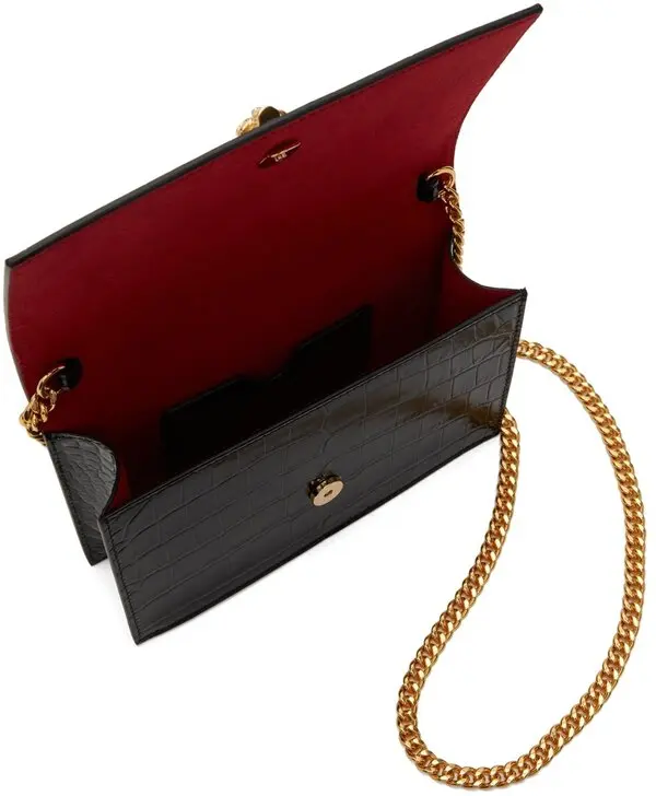 Alexander McQueen Skull Embossed Crossbody Bag