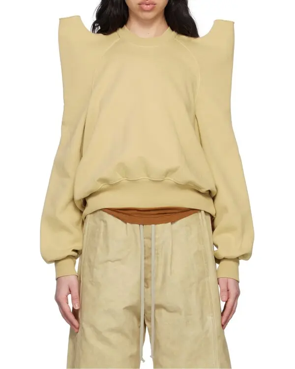 Rick Owens Hollywood Tecsweat Sweatshirt - Beige