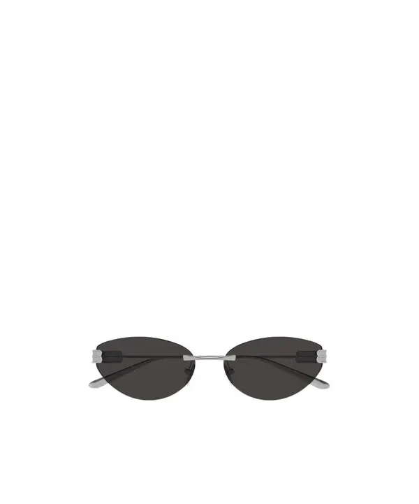 Balenciaga Oval Frame Sunglasses - Black
