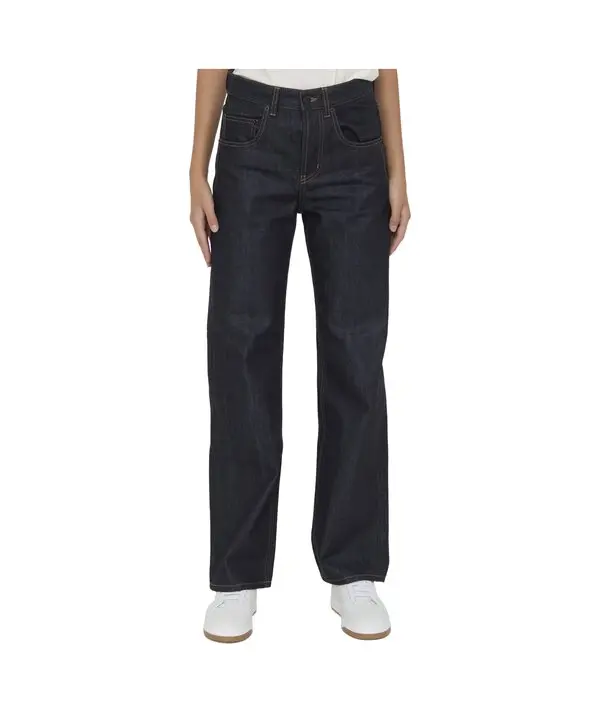 Saint Laurent High-rise Straight Leg Jeans - Blue