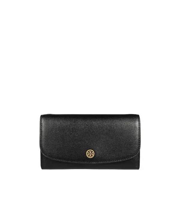Tory Burch Robinson Chained Wallet - Black