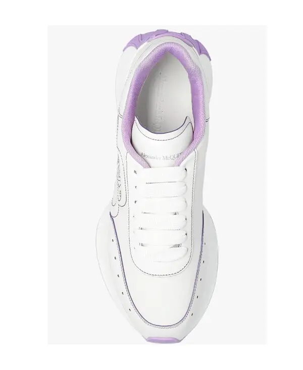 Alexander McQueen Logo Embroidered Lace-up Sneakers