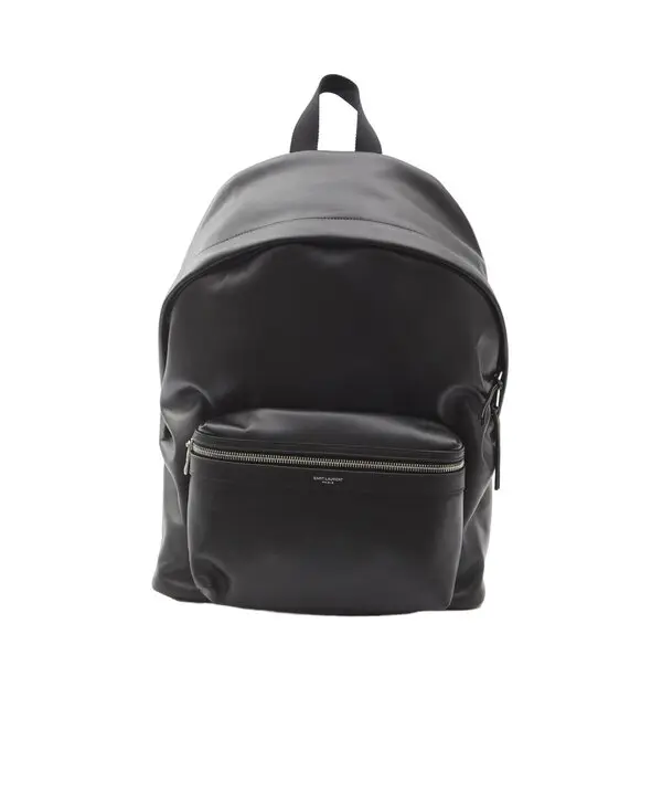 Saint Laurent City Zip-up Backpack - Black