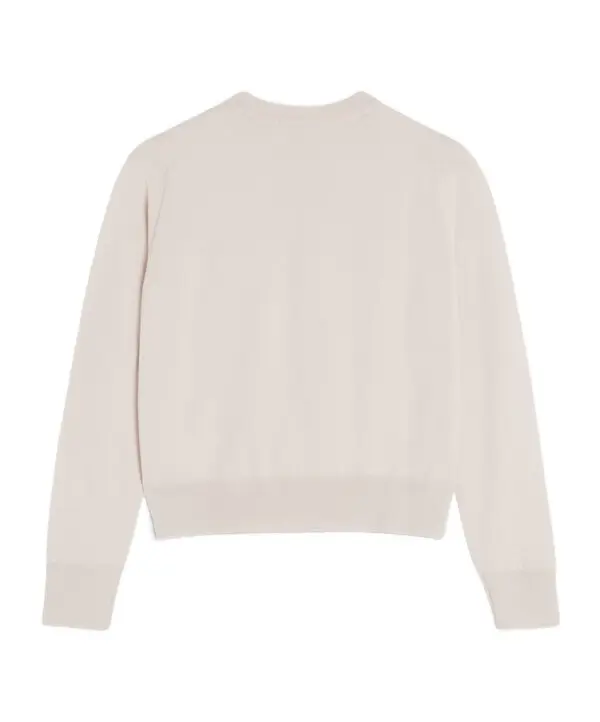 Maison Kitsuné Baby Fox Embroidered Knitted Cardigan - Marble