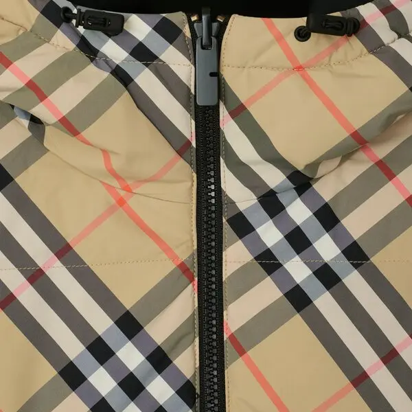 Burberry Reversible Checked Nylon Puffer Jacket