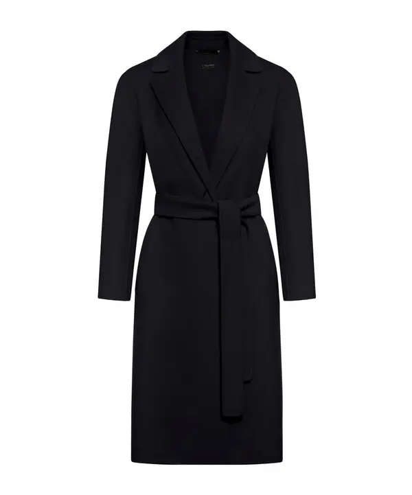 Max Mara Belted Long-sleeved Coat