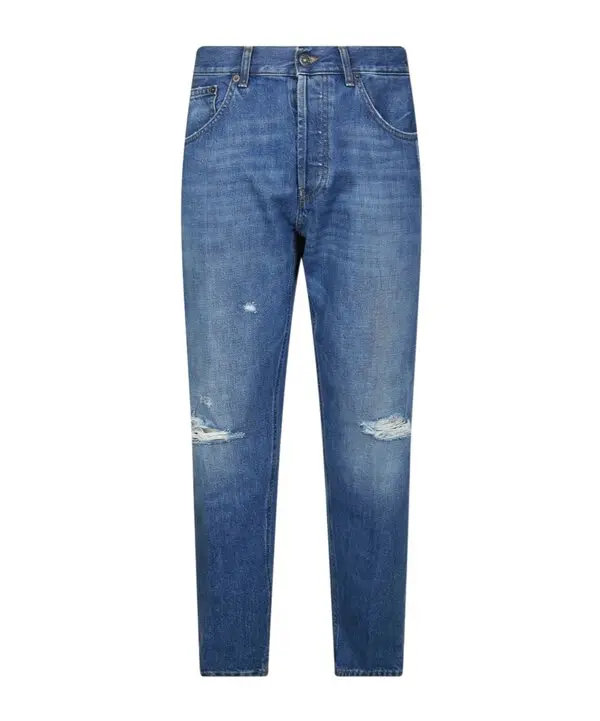 DONDUP Slim Fit Distressed Jeans