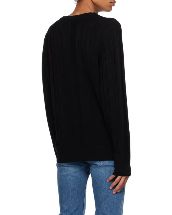 Paul Smith Long-sleeved Ribbed Crewneck Jumper
