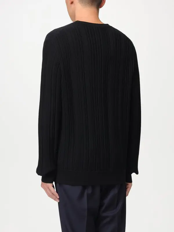 Paul Smith Long-sleeved Ribbed Crewneck Jumper