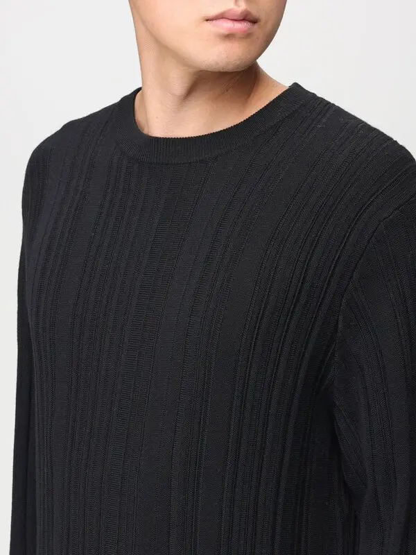 Paul Smith Long-sleeved Ribbed Crewneck Jumper