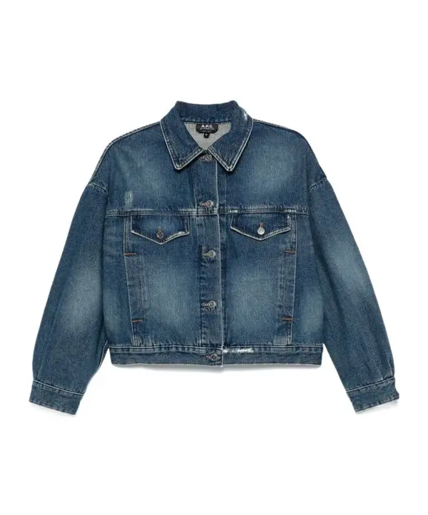 A.p.c. Classic Buttoned Denim Jacket