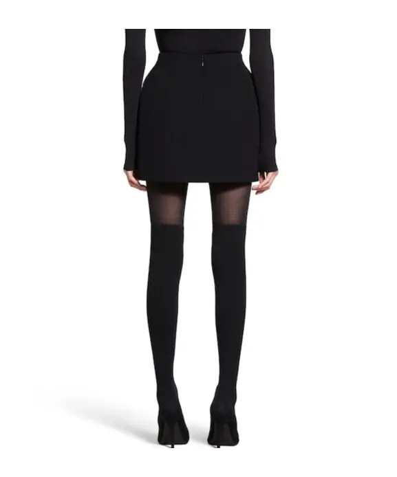 Balenciaga Hourglass Detail Mini Skirt