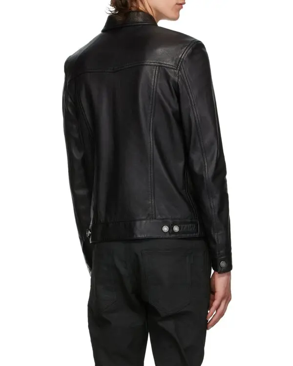 Saint Laurent Single-breasted Carved Button Jacket