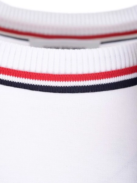 Thom Browne Milan Striped Crewneck T-shirt - White