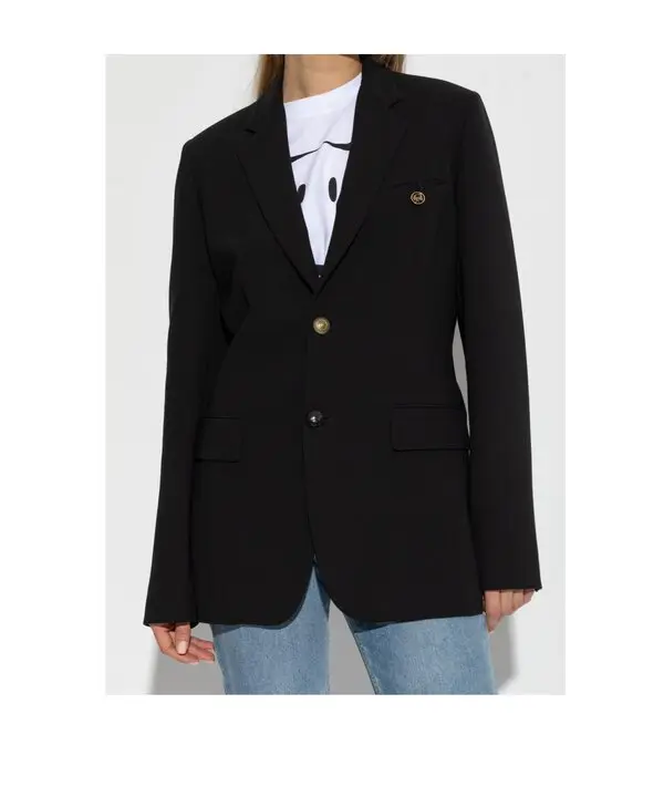 Moschino Single-breasted Crepe Blazer