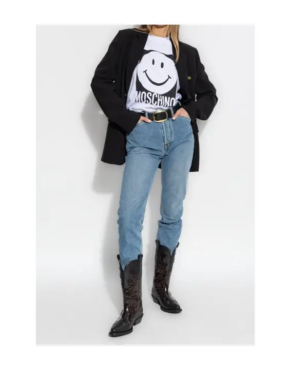 Moschino Single-breasted Crepe Blazer